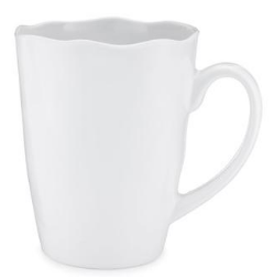 Ruffle White Mug 4 pc. – CARTREF MX